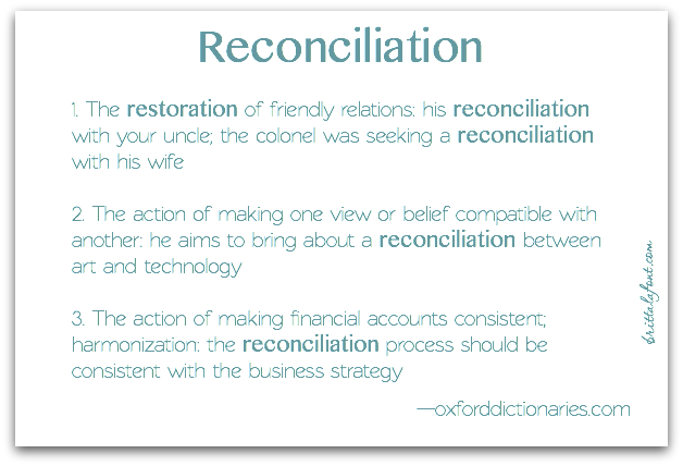 Reconciliation Resources
